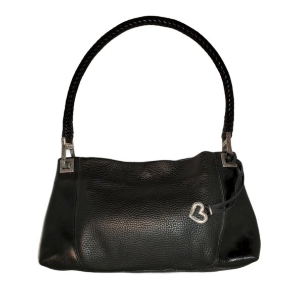 Brighton | Bags | Vintage Brighton Isadora Bag Black Pebbled Leather ...